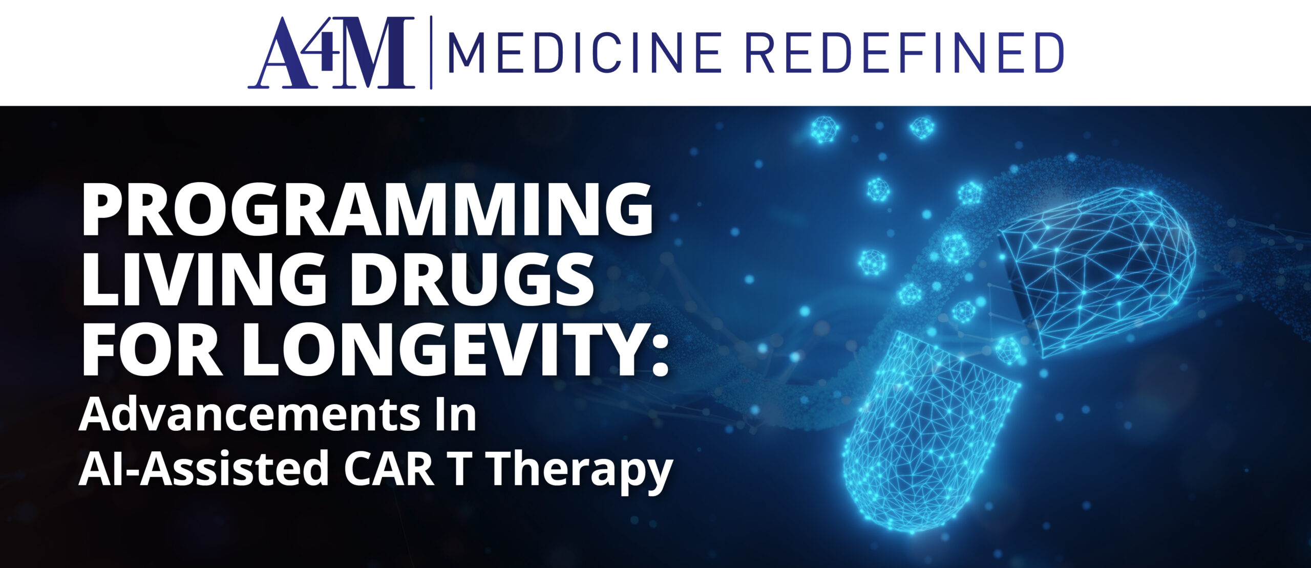 Programming Living Drugs For Longevity: AI CAR-T Therapy